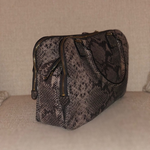 Tory Burch | Bags | Tory Burch Snake Skin Embossed Satchel | Poshmark